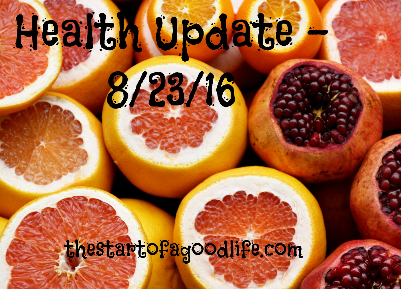 Health Update – 8/23/16 | the start of a good life