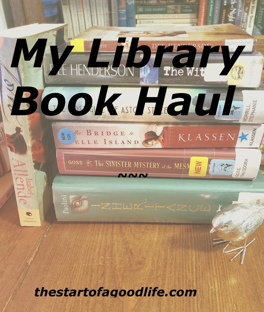 My Library Book Haul | the start of a good life